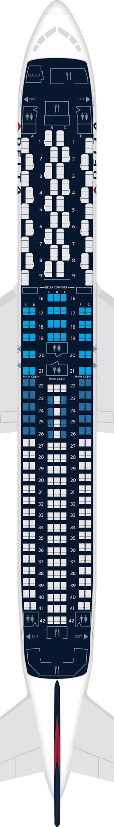 Delta Boeing 777 300 Seating Chart Delta Boeing 777 300 Seating Chart